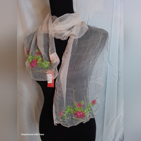 April Cornell | Accessories | Nwt April Cornell Vintage Sheer Pink ...
